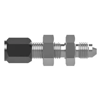 SSP – 37° Flare Bulkhead Union Adapter – SAE Flareless Tube Fitting ...