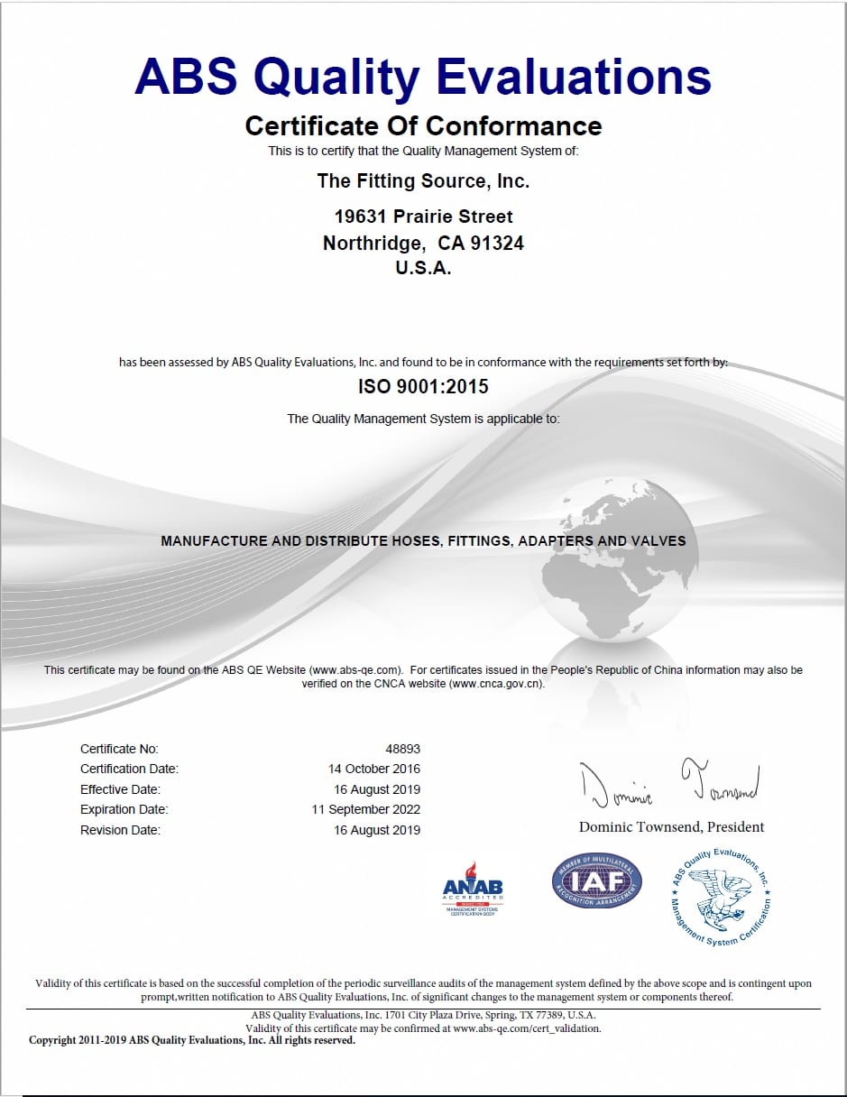 INDUSTRIES WE SERVE – Fitting Source Inc.