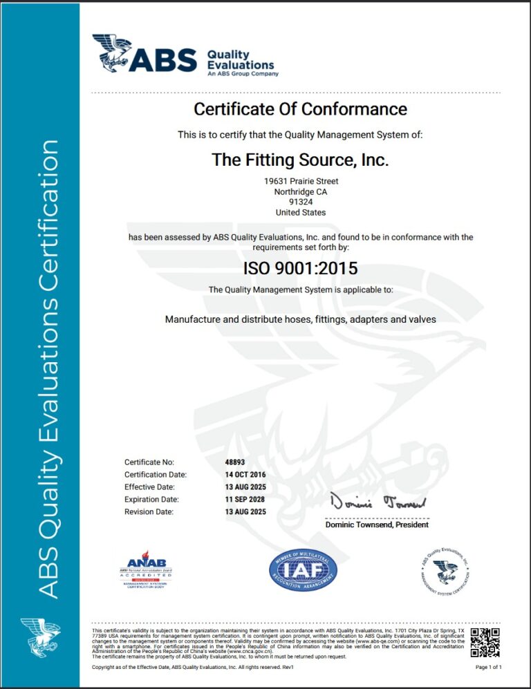 Fitting Source Inc. – Fitting Source Inc.